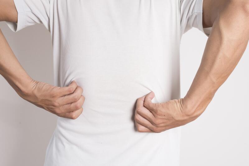 Psoriasis on the back and buttocks | Ducray