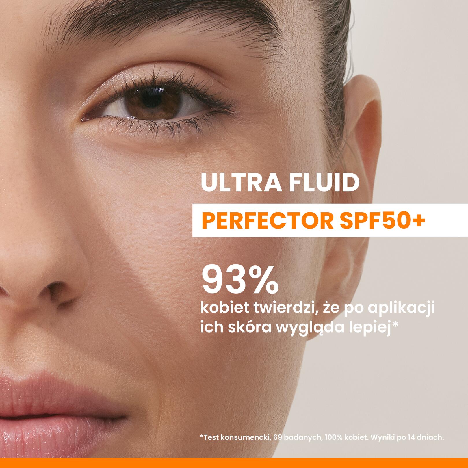 Bardzo wysoka ochrona przeciwsłoneczna Ultra Fluid Perfector SPF50 ...