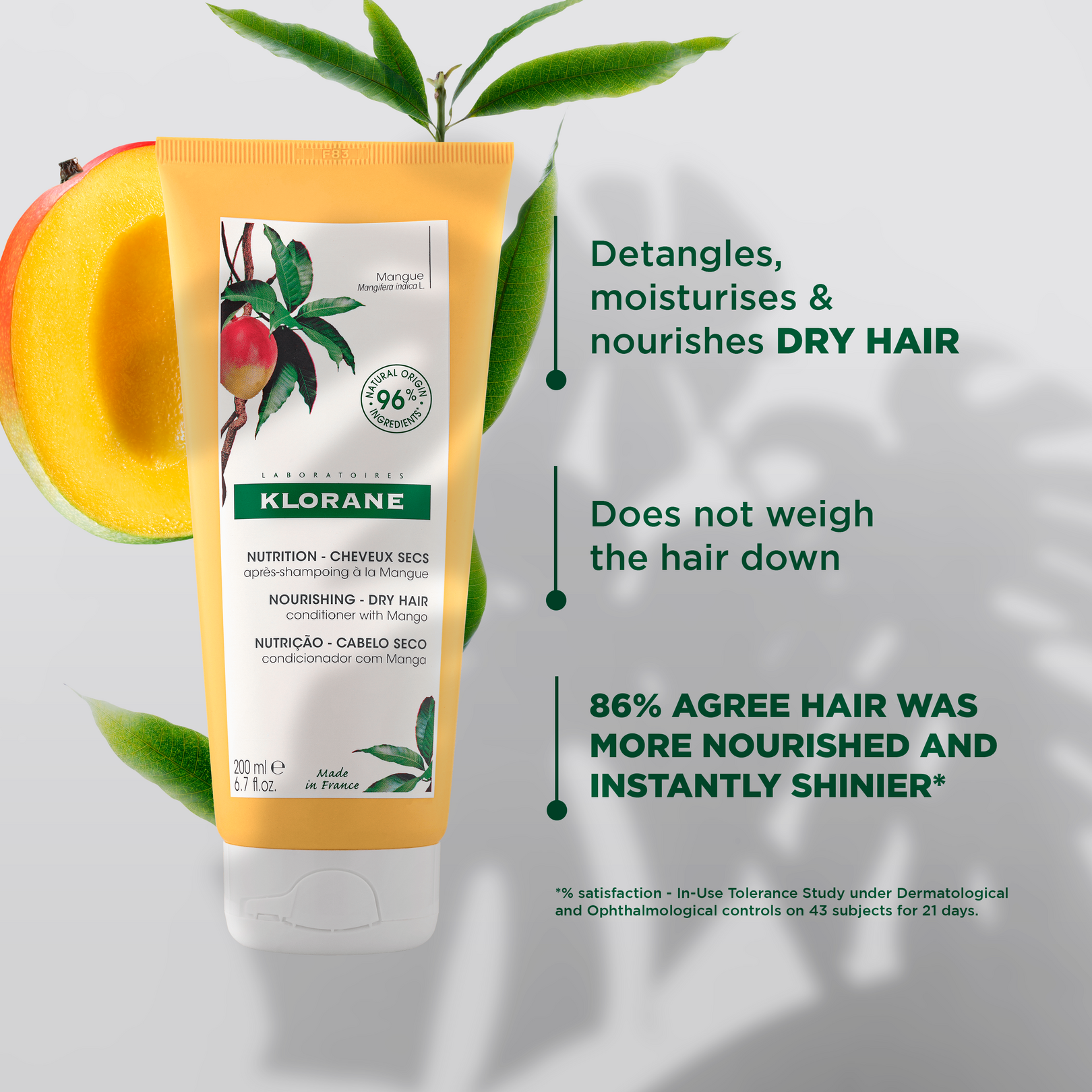 Nourishing Conditioner with Mango butter - Dry hair | Klorane