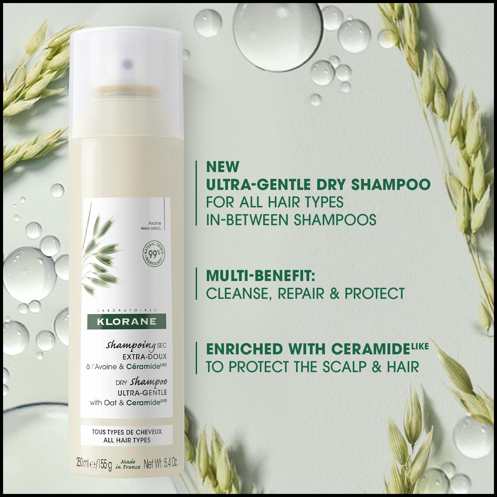 Ultra-Gentle Dry Shampoo with Oat & Ceramideᴸᴵᴷᴱ | Klorane