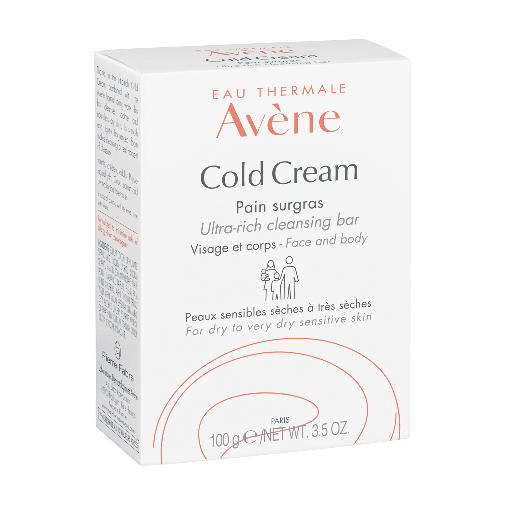 Cold Cream Baton de curățare ultra-bogat | Eau Thermale Avène