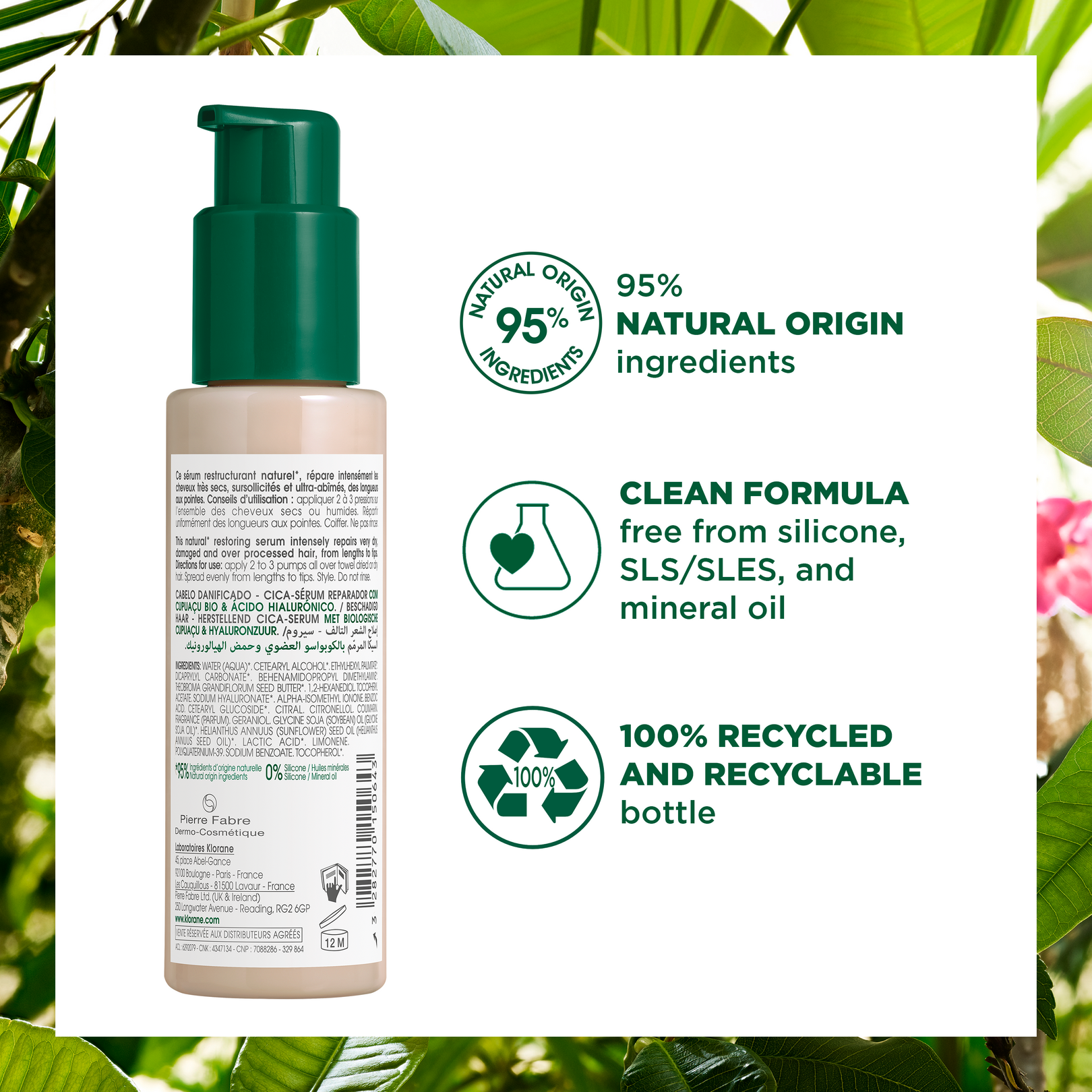 Repairing Cica-Serum with Organic Cupuaçu & Hyaluronic Acid - Very Dry ...