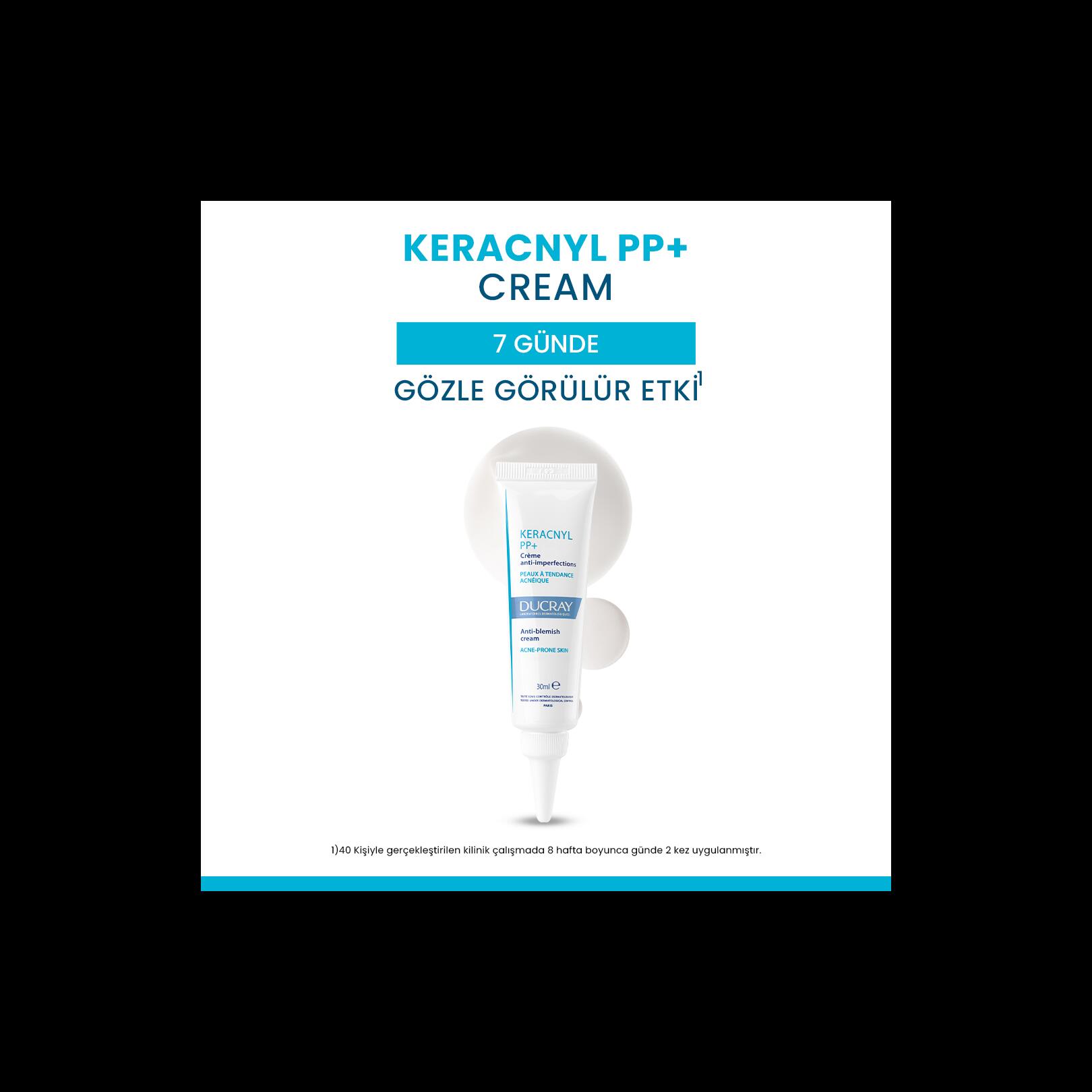 KERACNYL PP+ Akneye eğilimli ciltler için yatıştırıcı krem | Ducray