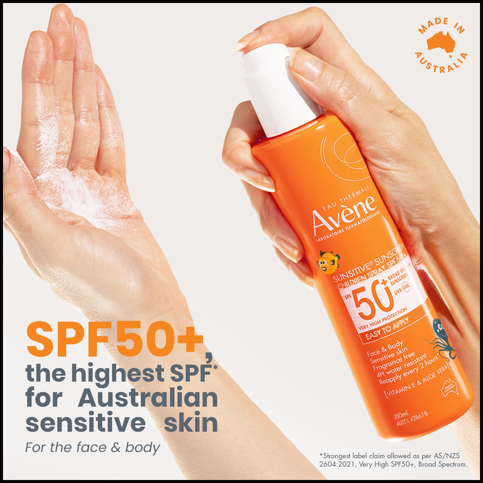 SPF 50+ Sunscreen Spray for Aussie kids & babies