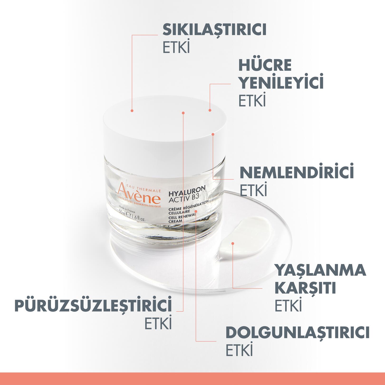 Hyaluron Activ B3 Hücre Yenilemeye Yardımcı Krem | Eau Thermale Avène