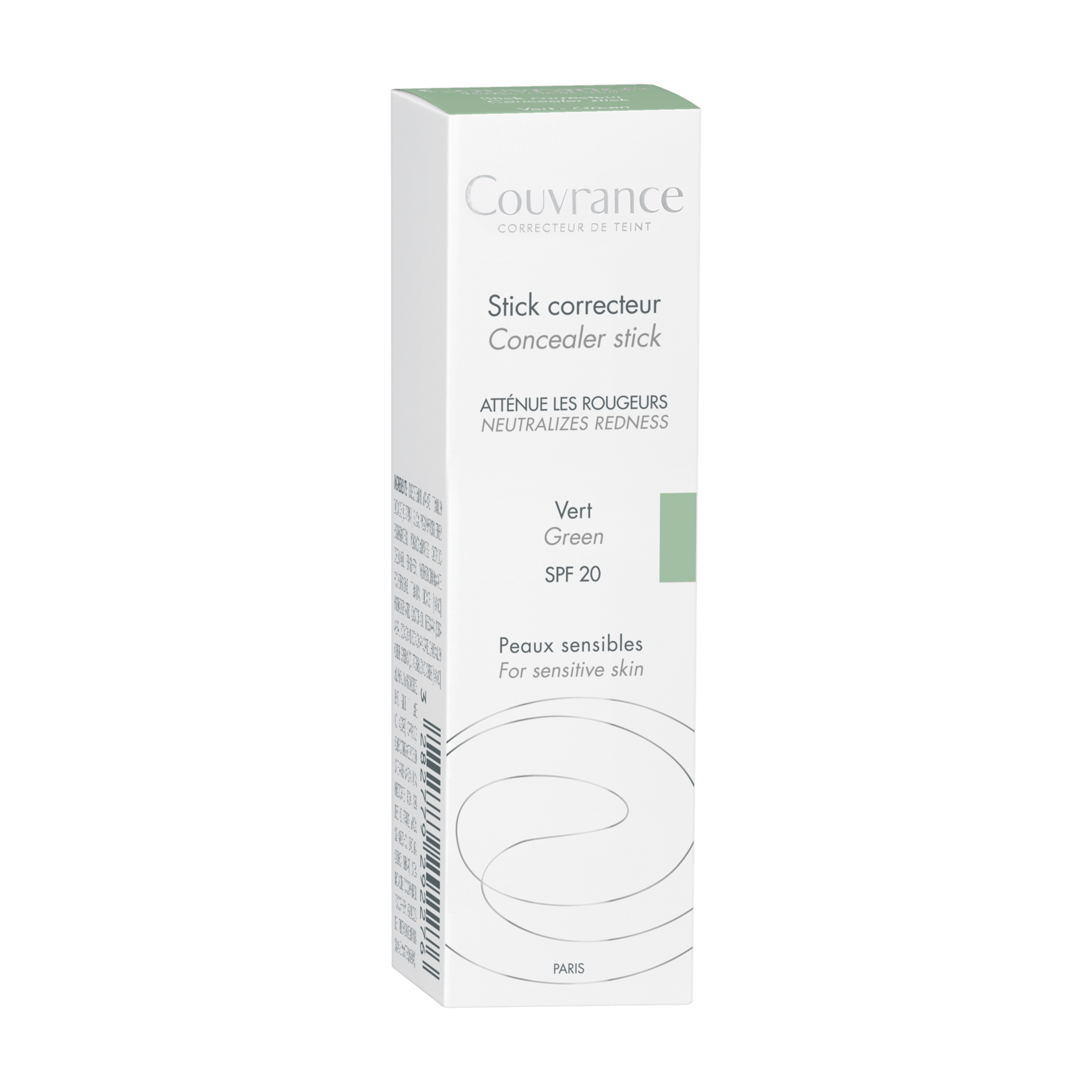 Couvrance Green Concealer Stick, iguala, corrige | Eau Thermale Avène