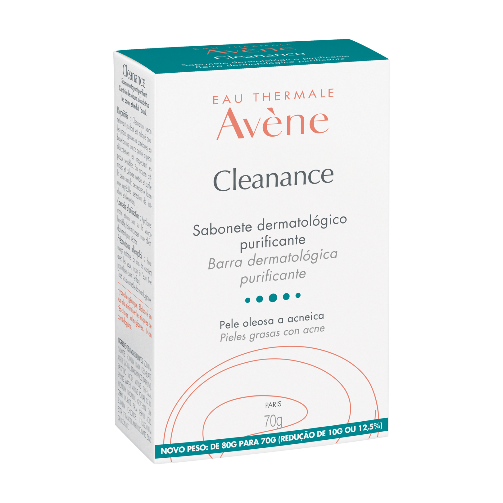 Cleanance Sabonete em Barra | Eau Thermale Avène
