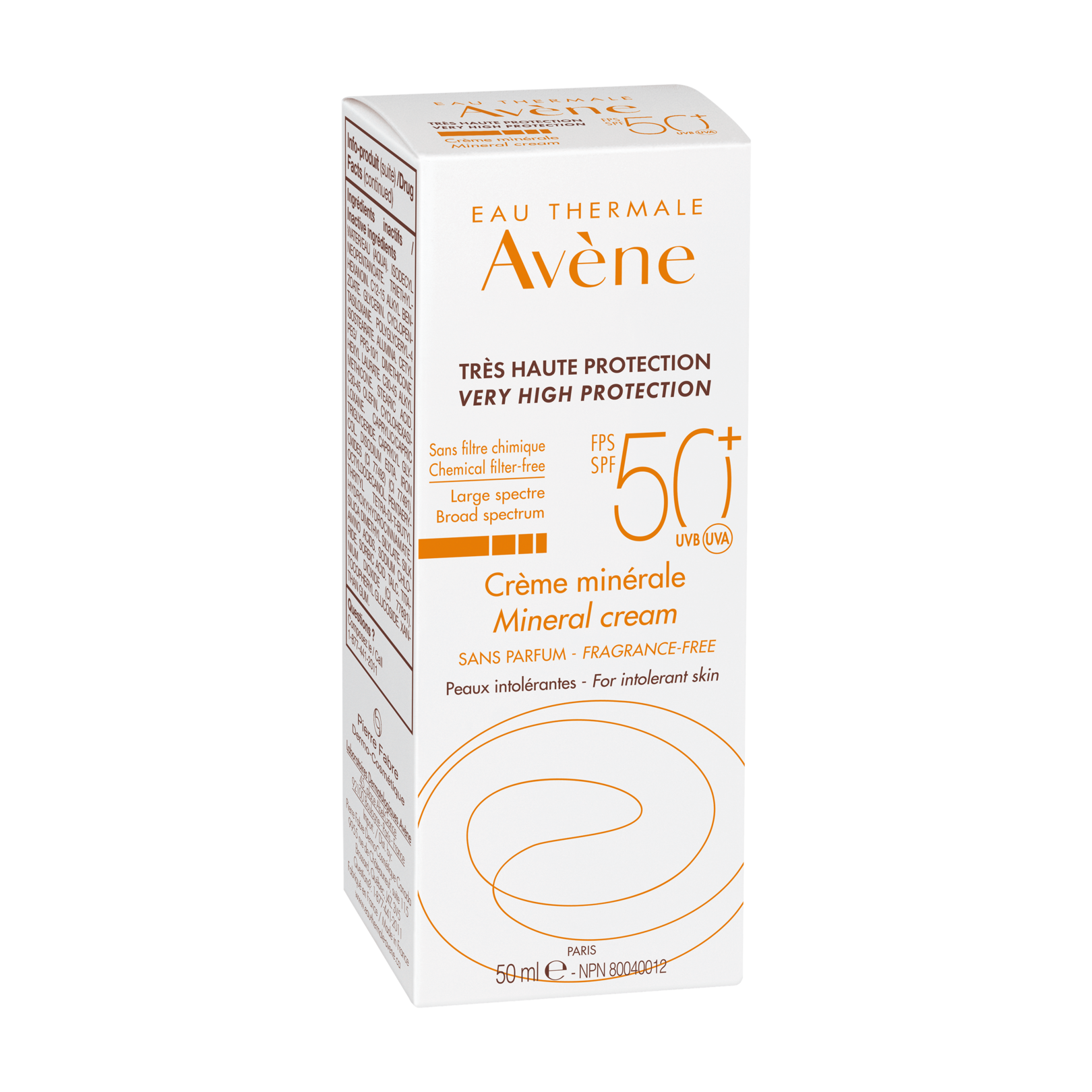 Very high sun protection - Mineral cream SPF50+ | Eau Thermale Avène