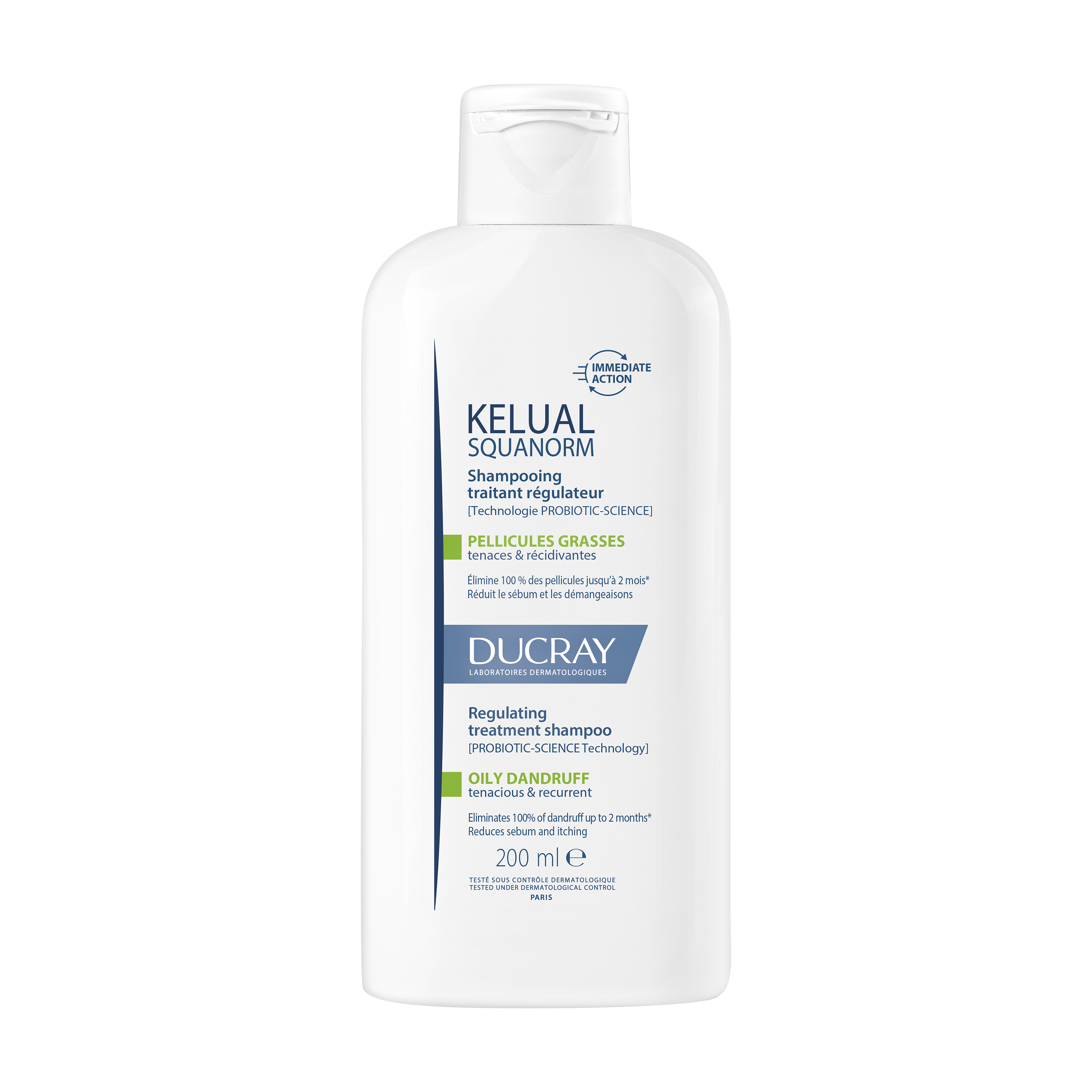 Shampooing traitant régulateur - Pellicules grasses | Ducray